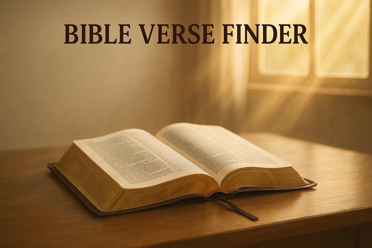 Bible Verse Finder