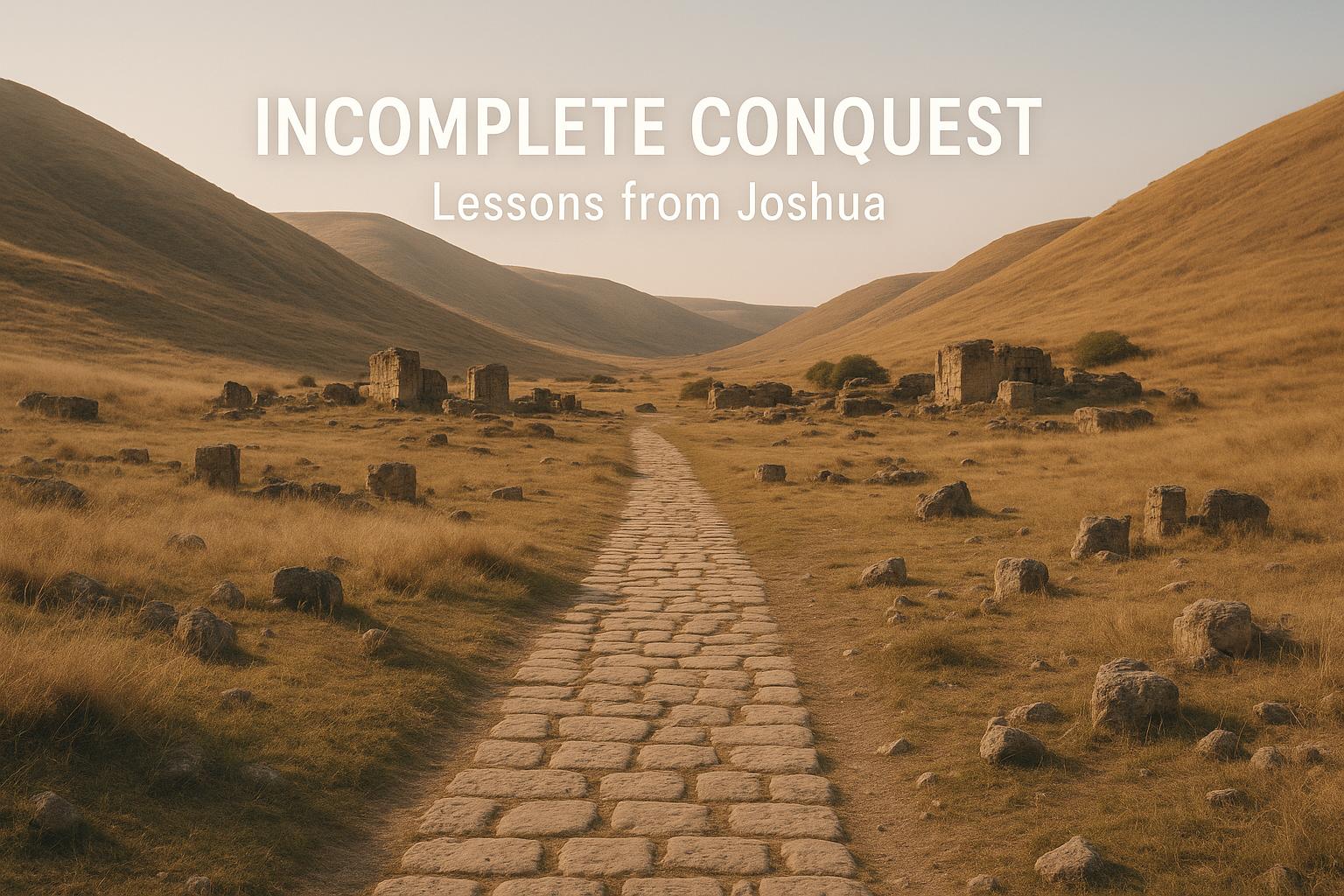 Incomplete Conquest: Lessons from Joshua